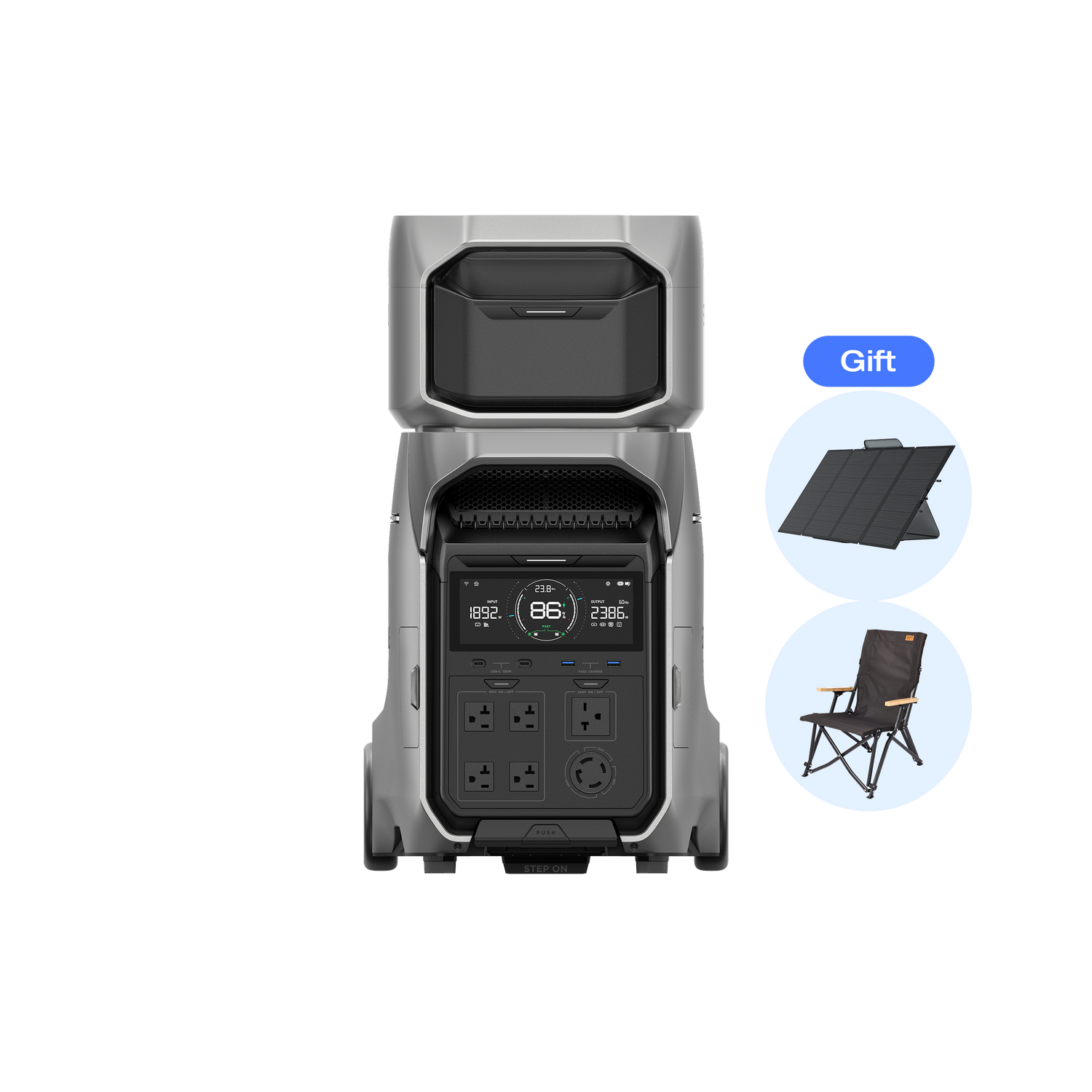 DELTA 3 1500+220W片面ソーラーパネルGen2｜デルタ 3 1500+220W片面ソーラーパネルGen | EcoFlow Japan